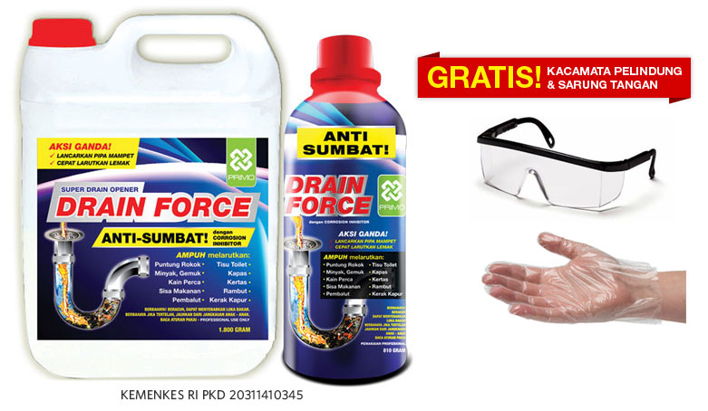 Drain Force - Anti Sumbat Saluran Mampat